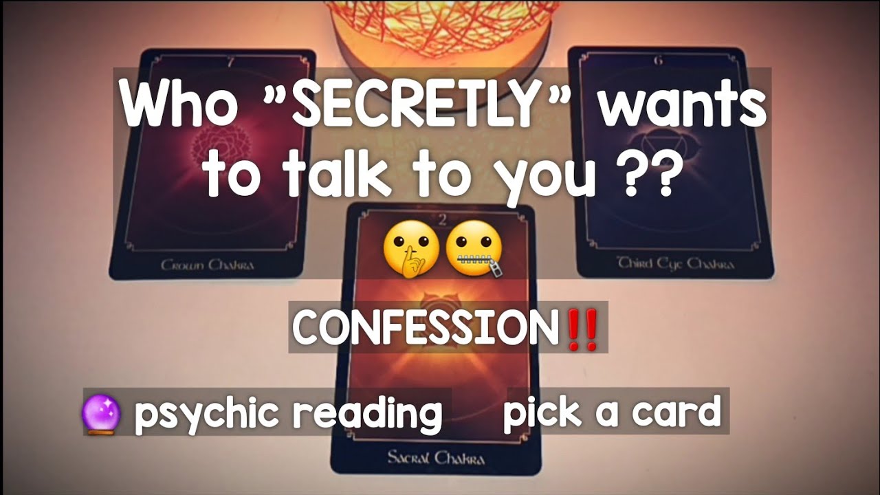 💌 WHO "SECRETLY" WANTS TO TALK TO YOU pick a card | pick a card who is ...