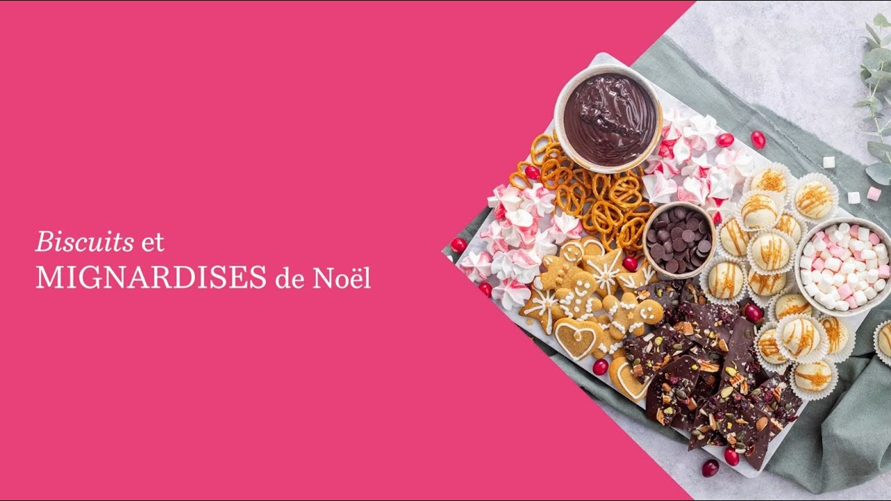 Recette de biscuits et mignardises de Noêl avec le Titanium Chef ...