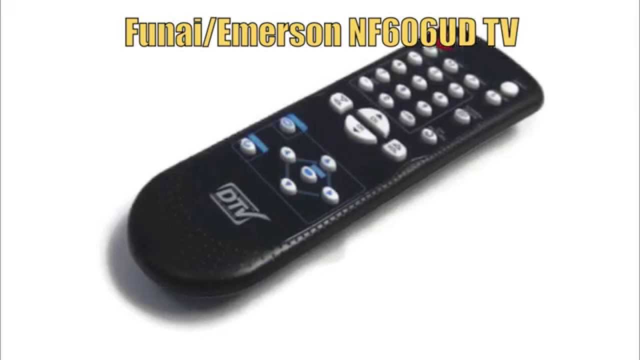 FUNAI NF606UD TV Remote Control - www.ReplacementRemotes.com - YouTube