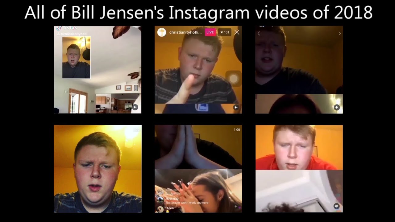 All of Bill Jensen's Instagram videos of 2018 - YouTube