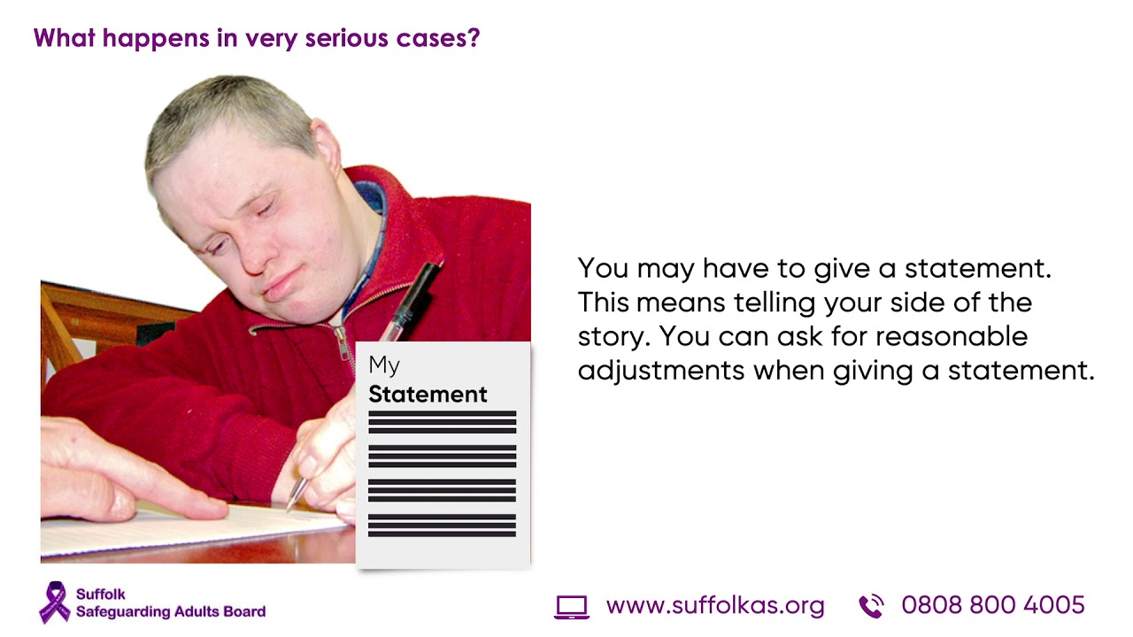 Safeguarding Adults Factsheet – Easy Read Video Version - YouTube