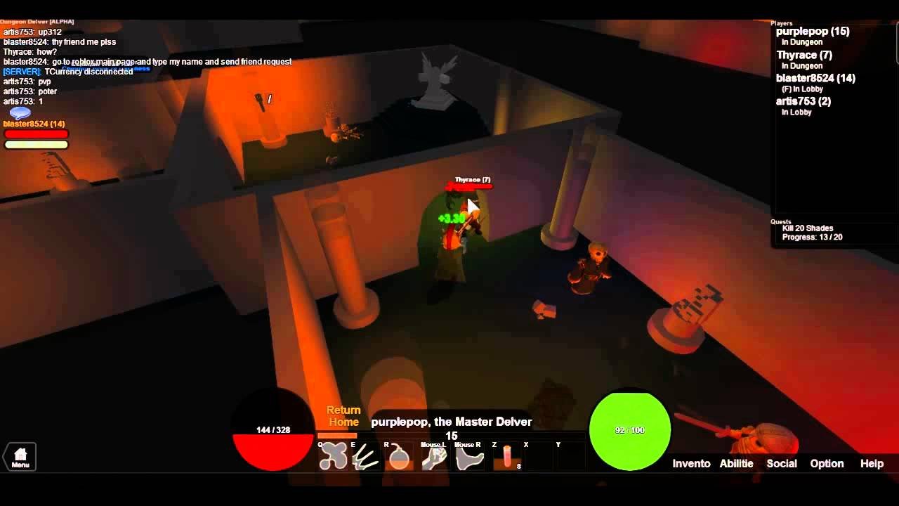 [HD] Roblox : Dungeon Delver 5 - Unique Dropped! + Archer Gameplay ...