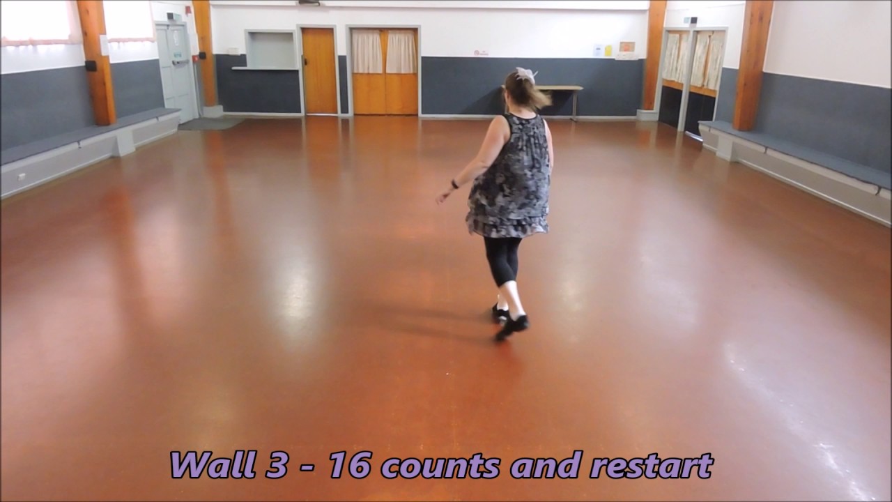 Away line dance - Linda Pink & Gordon Elliott - YouTube