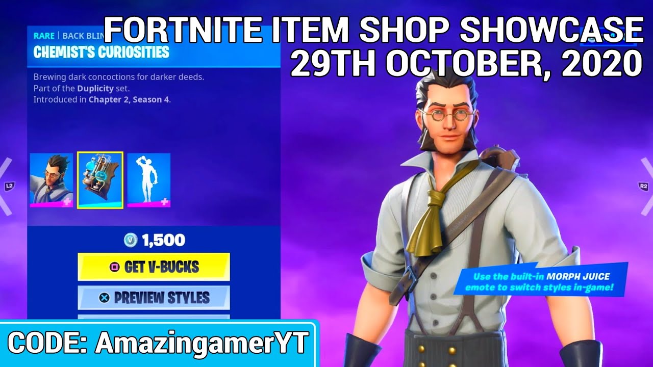 *NEW* THE GOOD DOCTOR AND RAVINA SKINS | FORTNITE ITEM SHOP SHOWCASE ...