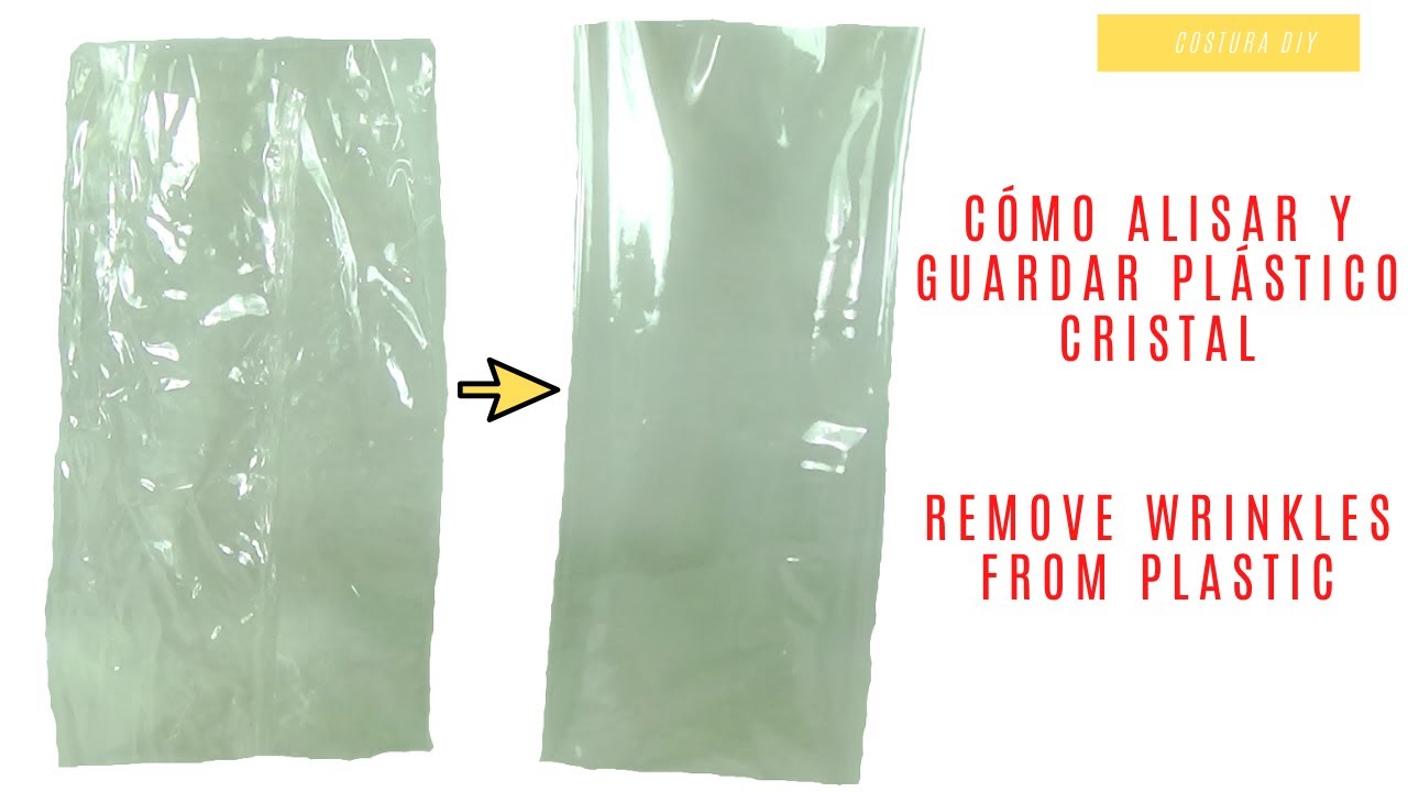 Cómo alisar, recuperar y guardar el Plástico Cristal, Vinyl, Vinilo o ...