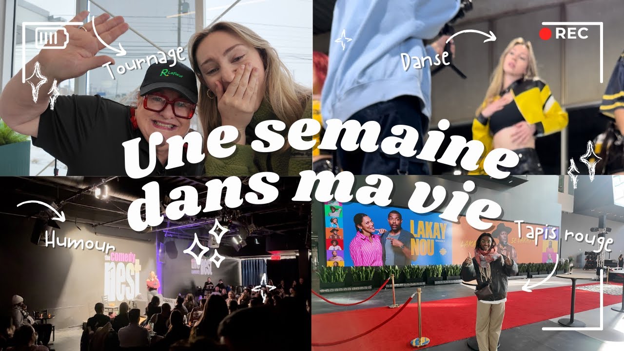 VLOG UNE SEMAINE AVEC MOI 🎬 Tapis rouge, radio, tournages… et je monte ...
