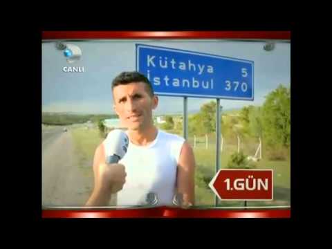 Beyaz Show'a 4 Gün 550 KM Koşan Adam Akın Yeniceli