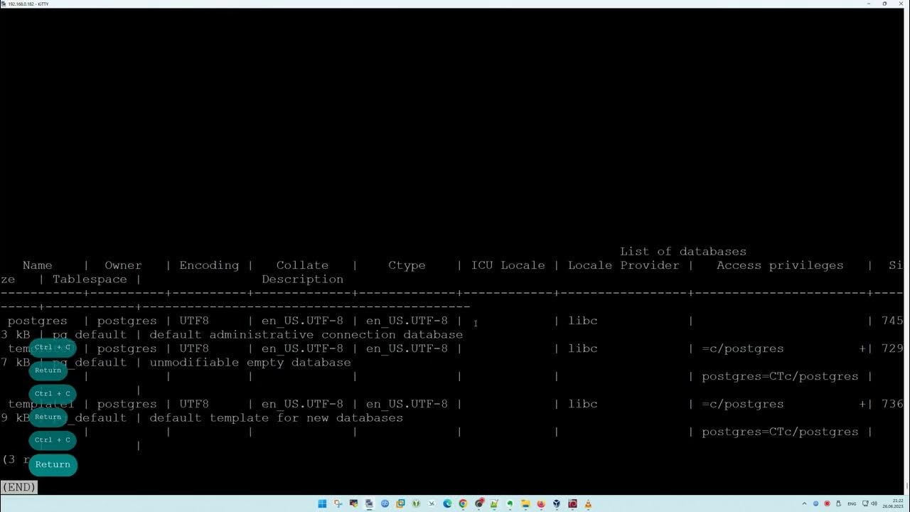 ZABBIX | Создание базы данных ZABBIX в PostgreSQL | Debian 12 - YouTube