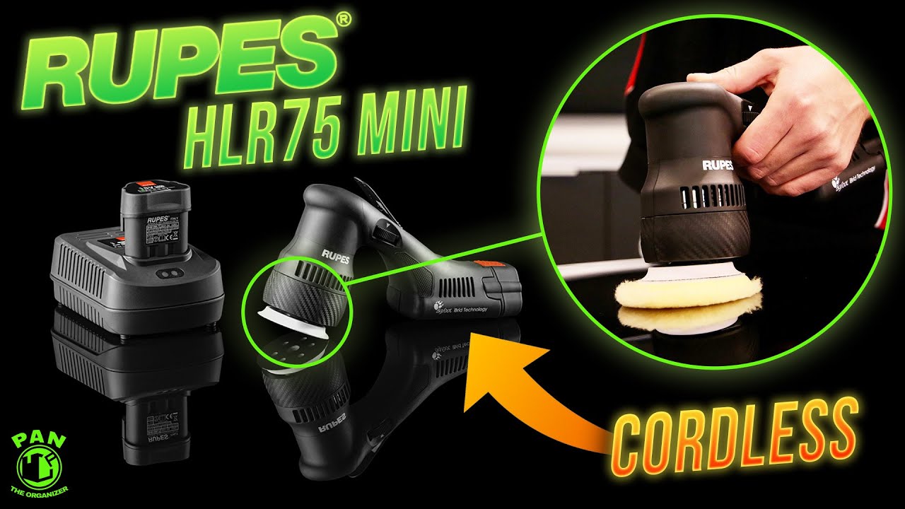 NEW Rupes HLR75 Mini iBrid cordless polisher! REVIEW - YouTube