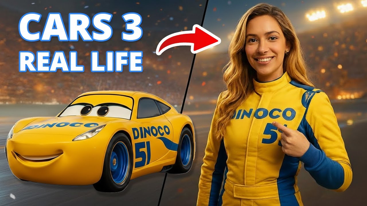 🔥 Cars 3 Real Life: Discover Human Versions of Lightning McQueen, Mater ...