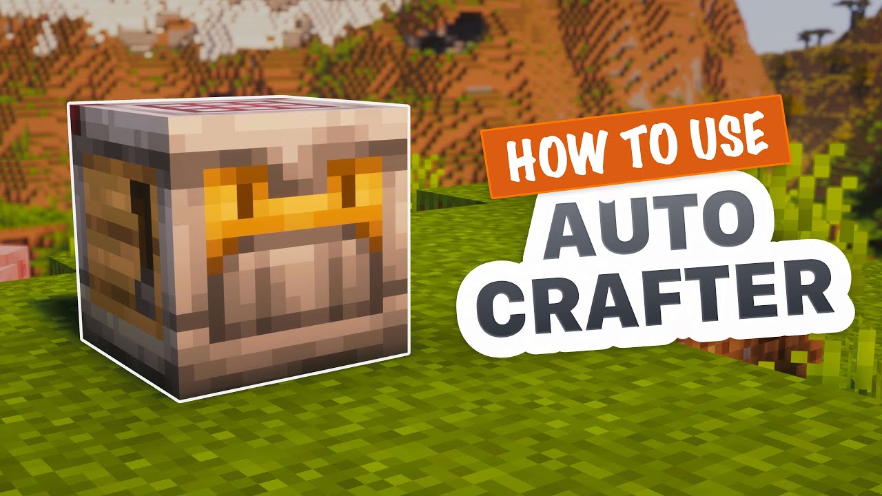 How to Use The Crafter, Auto-Crafting in Minceaft Tutorial - YouTube