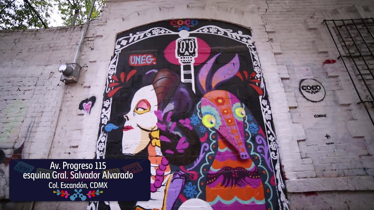 ¿Quieres saber dónde están los murales de Coco? - YouTube