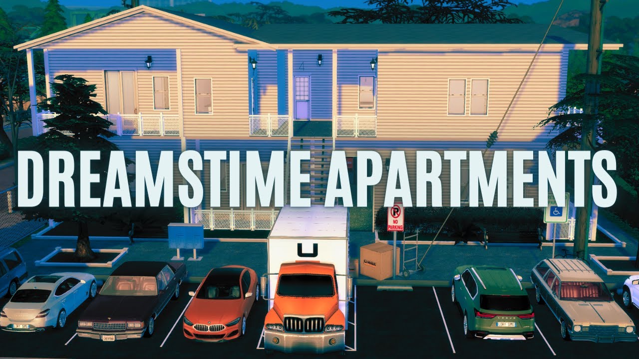 NEW DREAMSTIME APARTMENT TOUR 🖤WITH CC THE SIMS 4 - YouTube