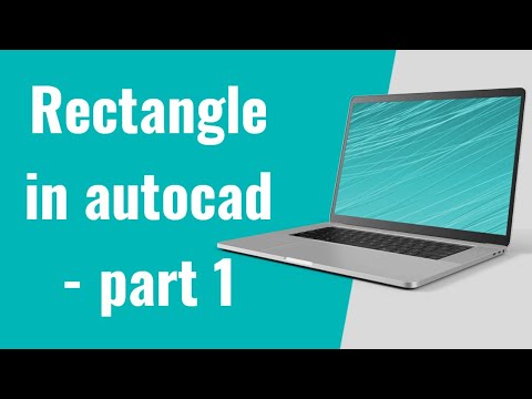 How to draw a rectangle in autocad - part 1 - YouTube