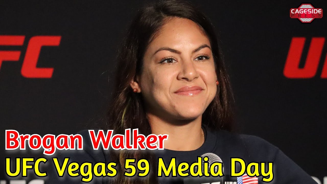 UFC Vegas 59: Brogan Walker Media Day Interview - YouTube