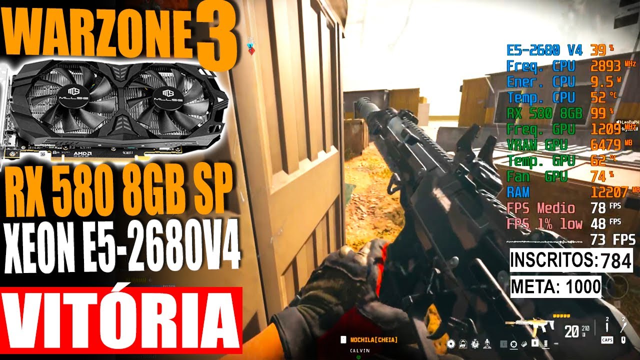 VITÓRIA - WARZONE 3 | E5 2680 V4 + RX 580 8GB 2048 SP | MLLSE | MW3 ...