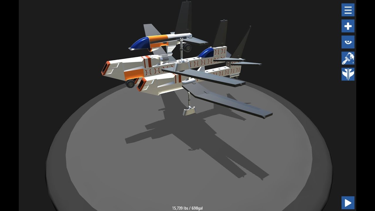 Three Double Plane - SimplePlanes - YouTube