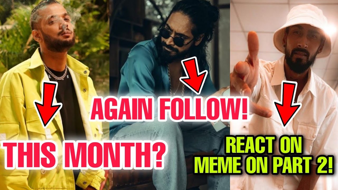 Emiway Again Follow? Story For Negetive &?Muhfaad React On Meme On His ...