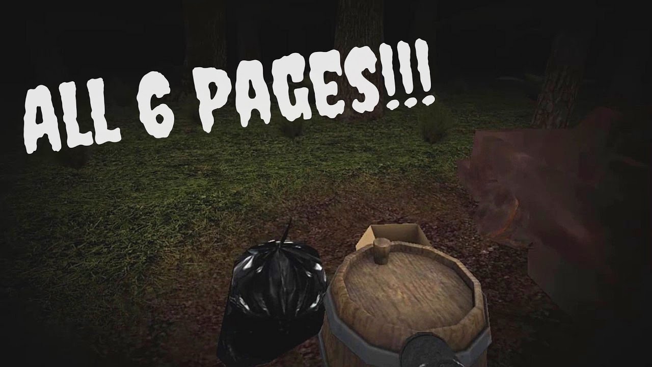 ALL 6 PAGES!!! | Slender's Woods - YouTube