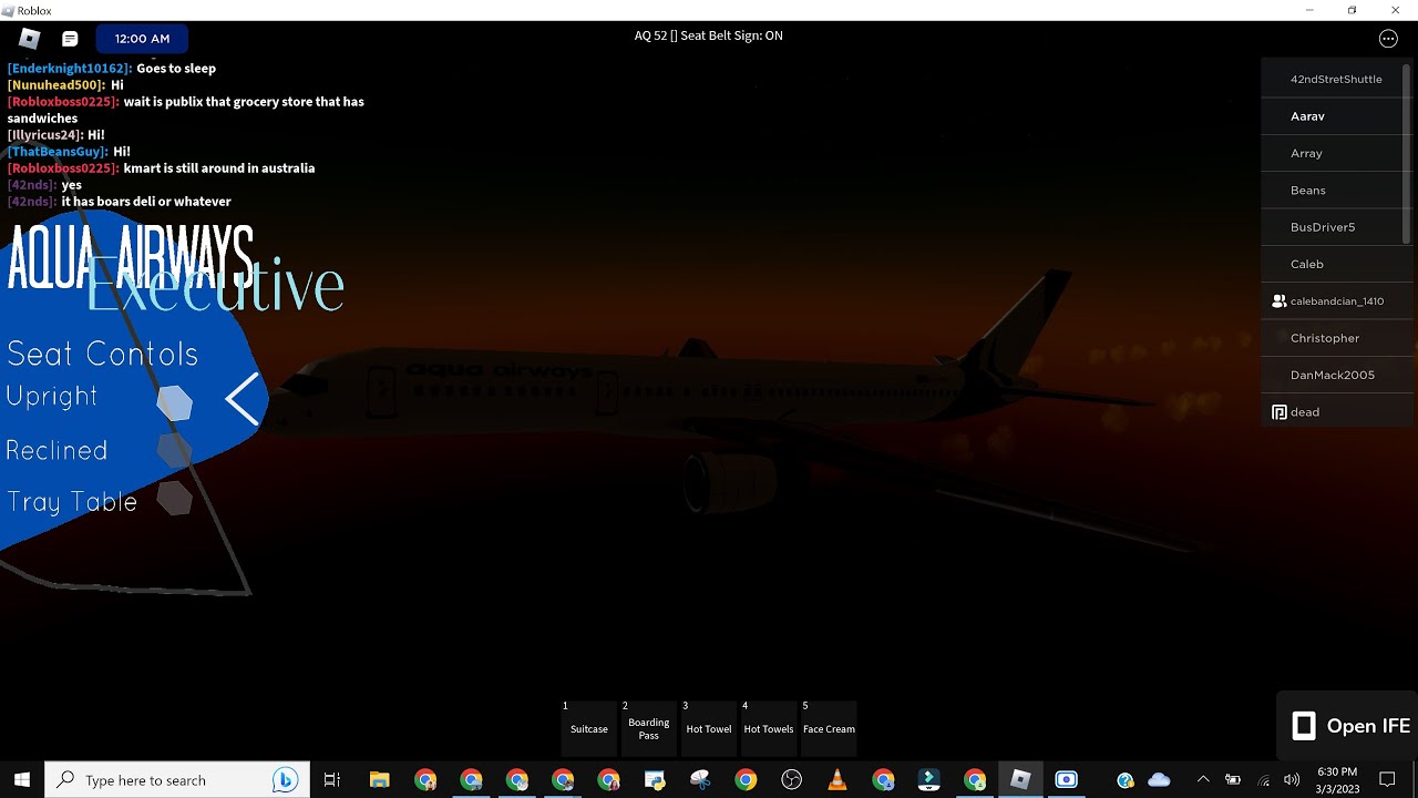 Roblox Aqua Airways Full Flight Boeing 757-2 (First) New York JFK to ...