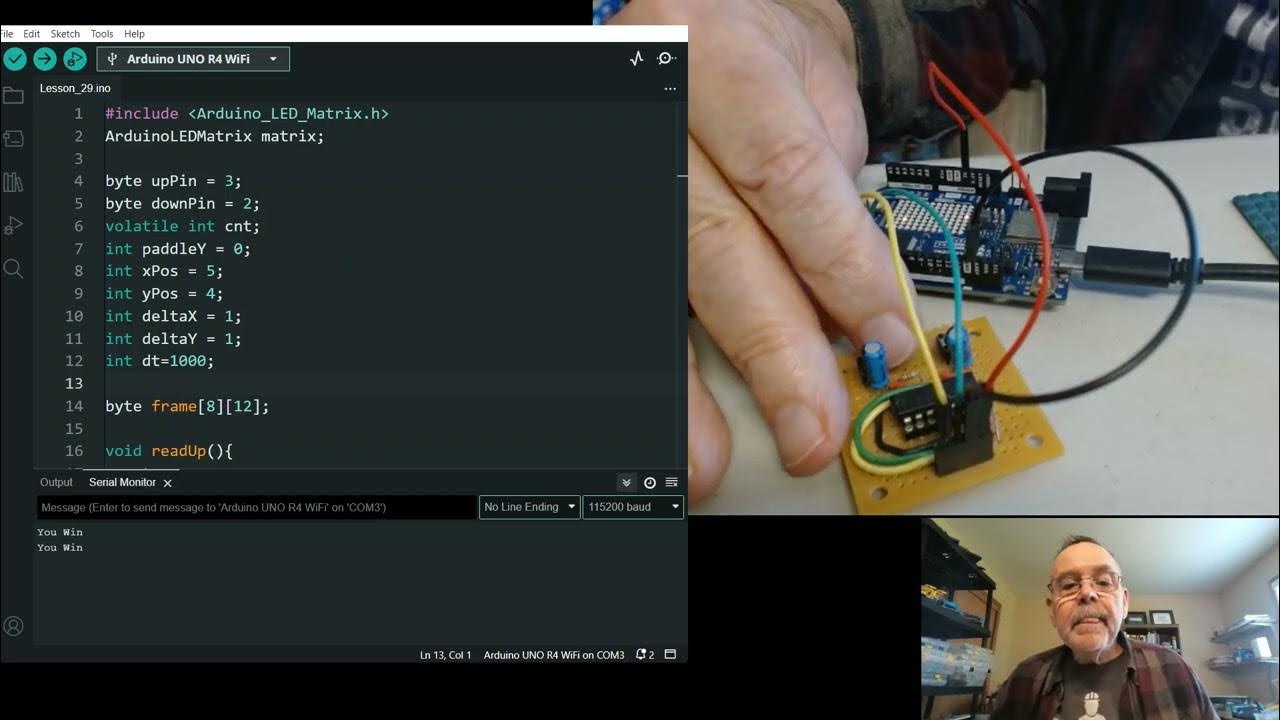 Paul Mcwhorter, Arduino R4, Lesson 29 - YouTube