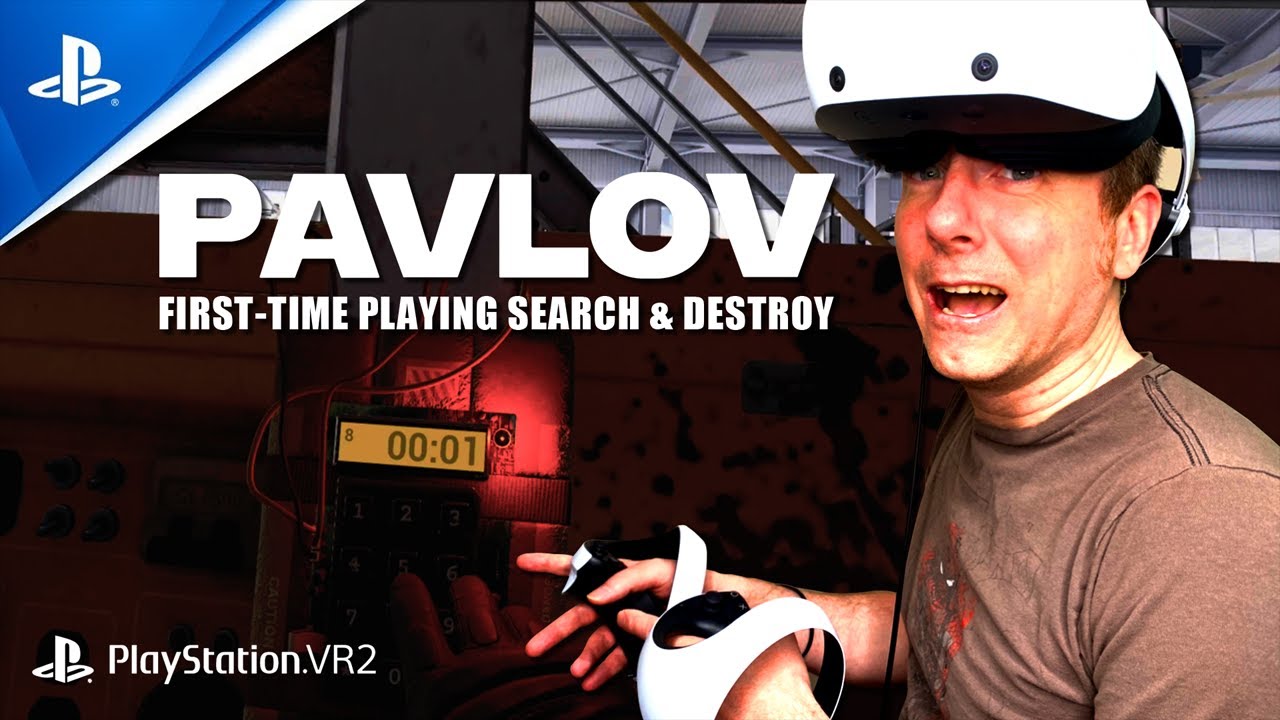 Pavlov PS VR2: Learning how to play Search and Destroy - YouTube