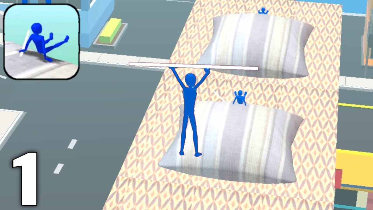 Pillow Launcher - Gameplay Walkthrough Part 1 All Levels 1-20 (Android ...