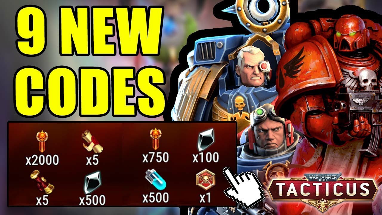 WARHAMMER 40K TACTICUS CODES 2025 - WARHAMMER TACTICUS CODES - YouTube