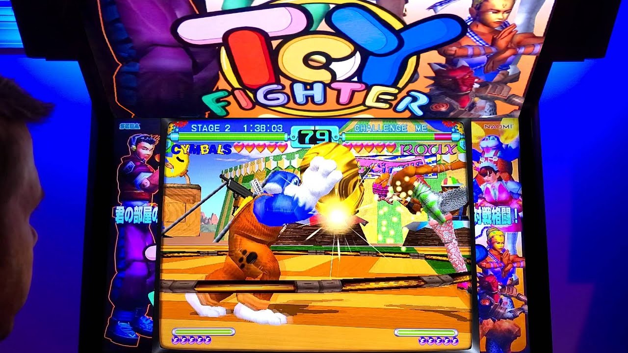 Toy Fighter Arcade Cabinet Gameplay w/ Hypermarquee - YouTube