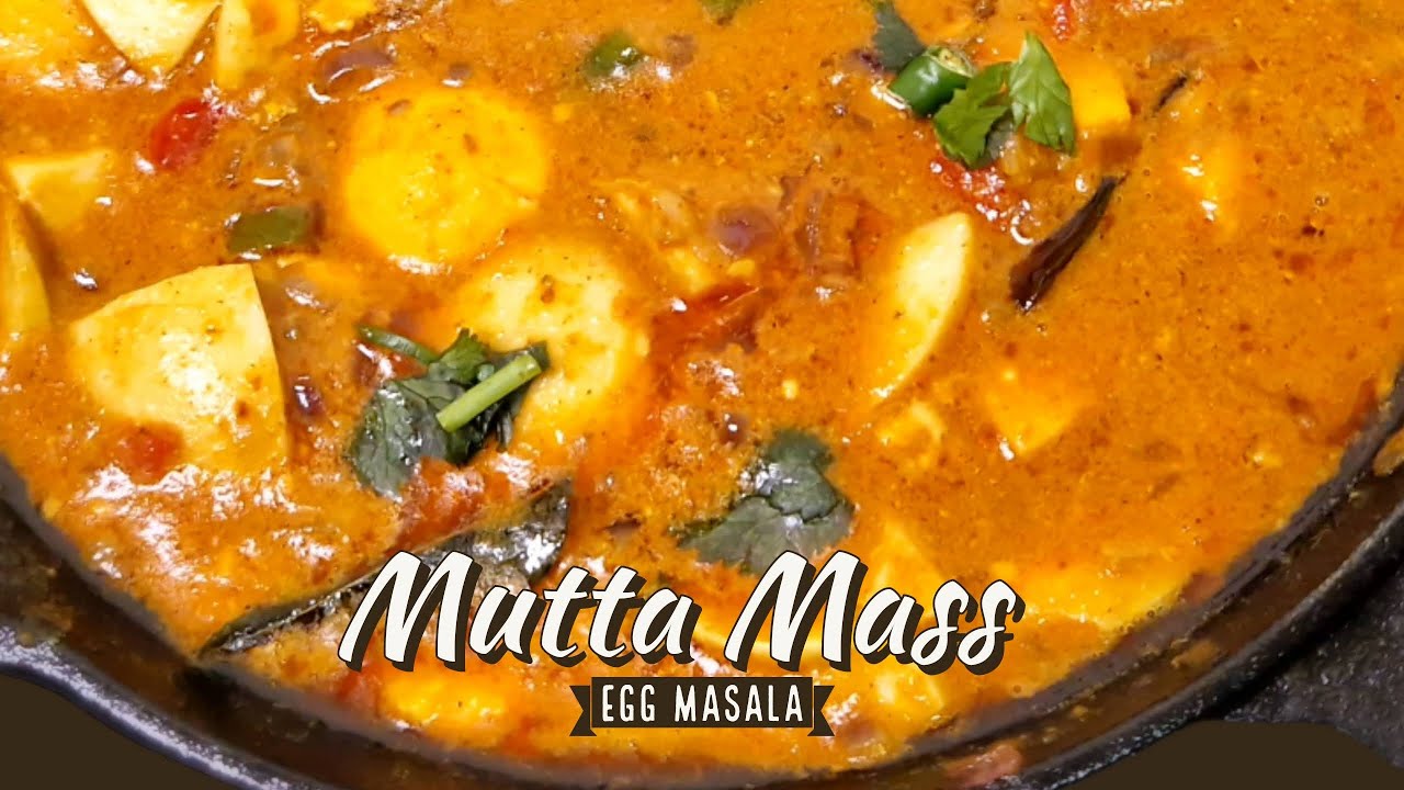Mutta Mass (Egg Masala) Recipe - A Spicy Delight for Your Taste Buds ...