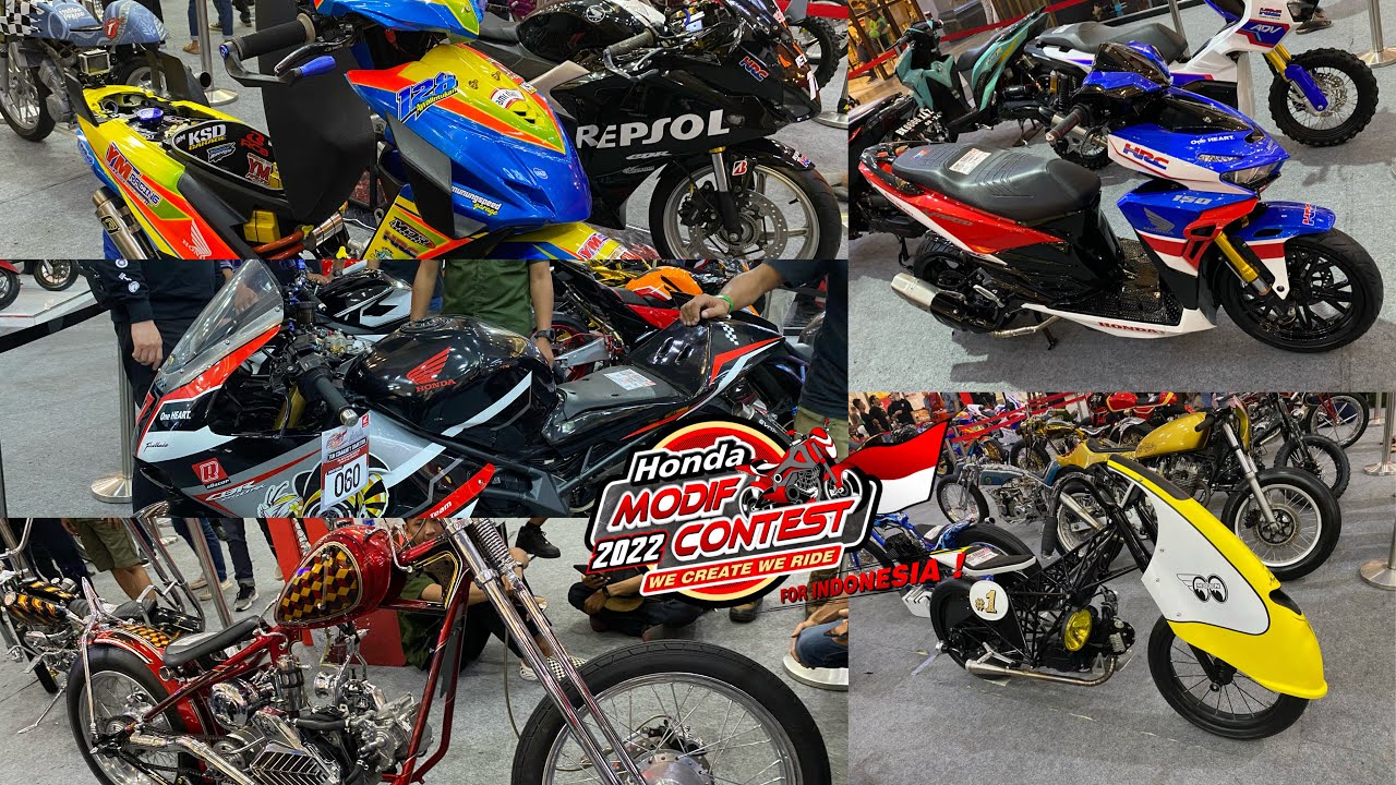 Semua Istimewa ‼️ Intip Motor Keren di Final Honda Modif Contest 2022 ...