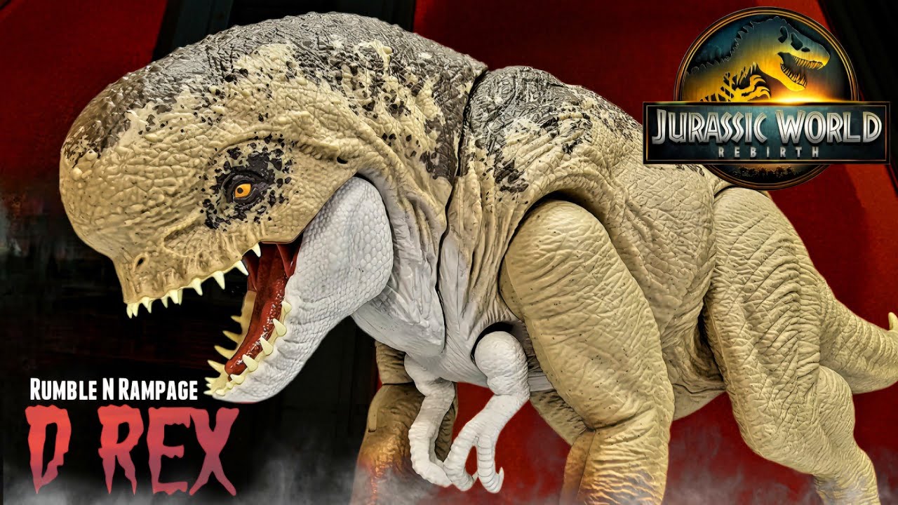 MUTANT TIME! Mattel Jurassic World Rebirth Rumble N Rampage D REX ...