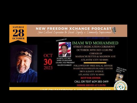 NFN Exclusive: Atlantic City Street Dedication Ceremony IMAM WD ...