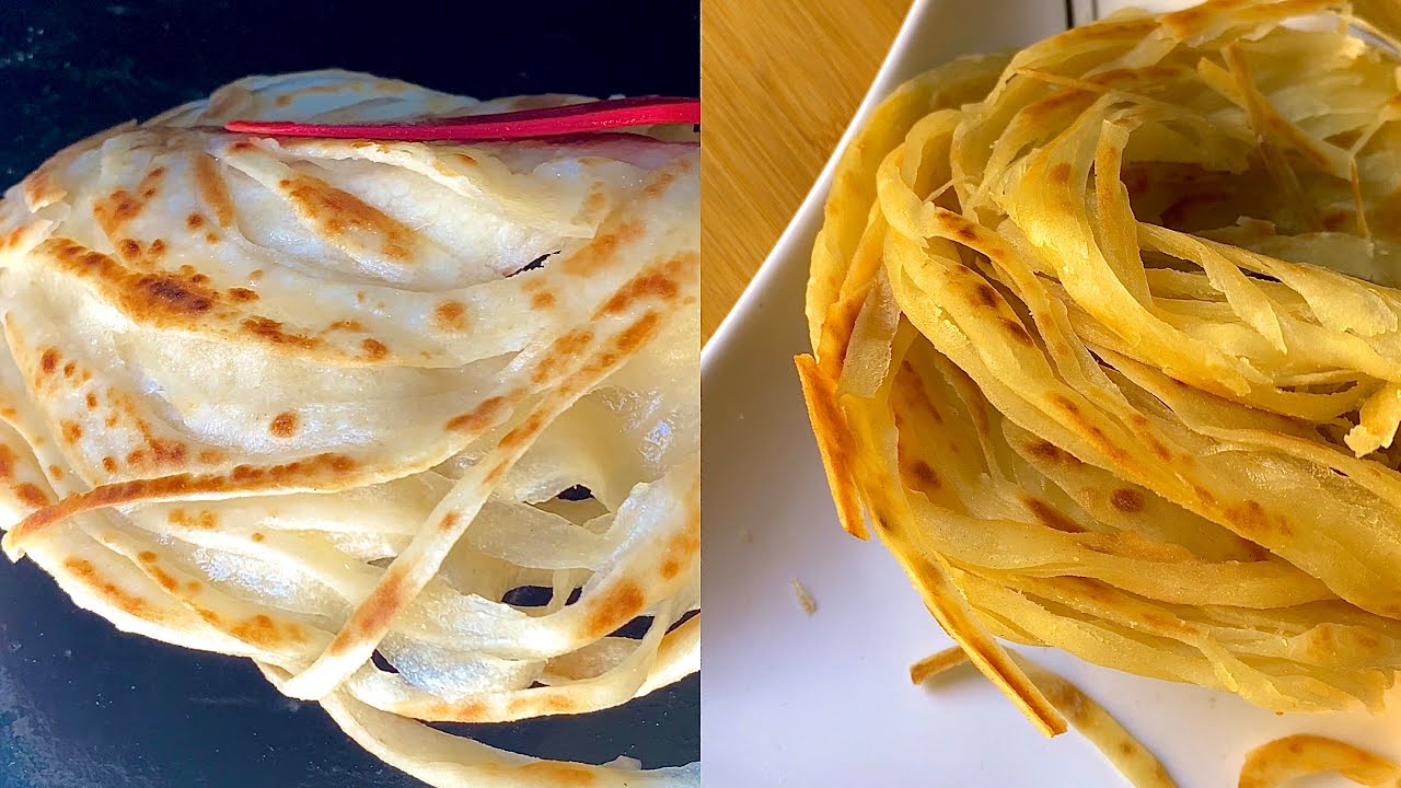 Karachi famous Lachha paratha easy recipe by iqqu | pheni jesa paratha ...