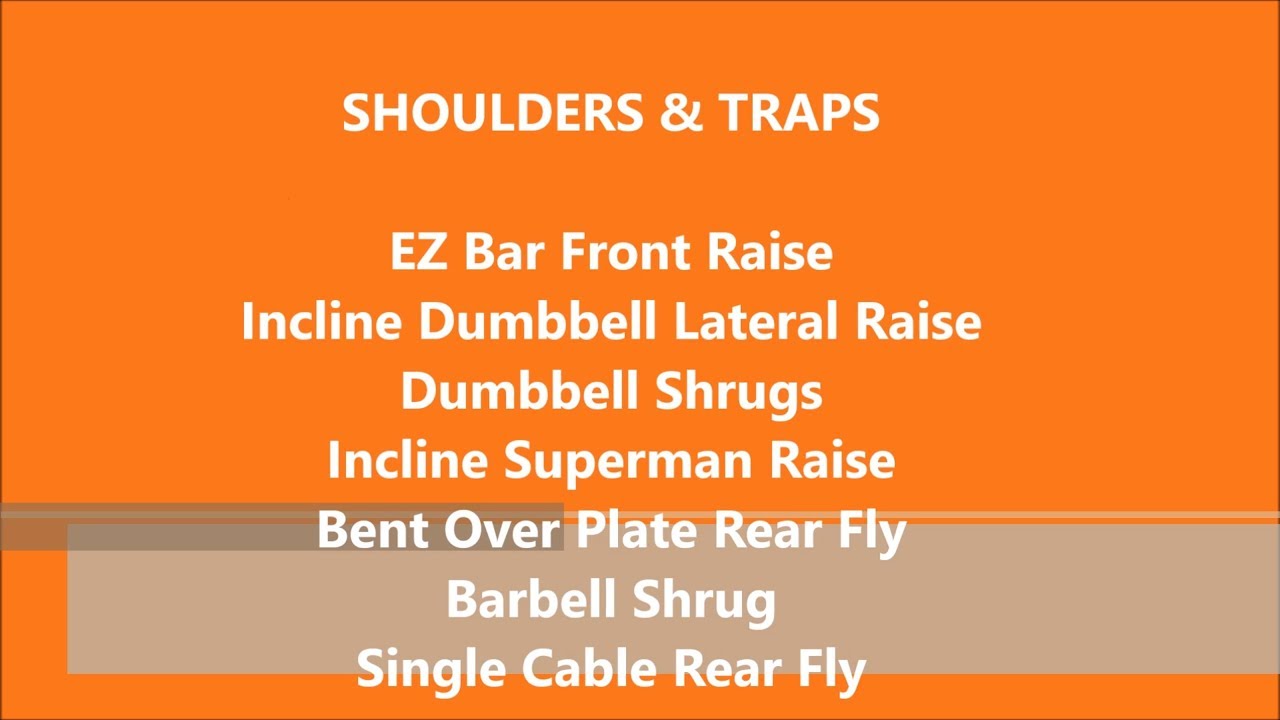 #18 Shoulders & Traps Workout - YouTube