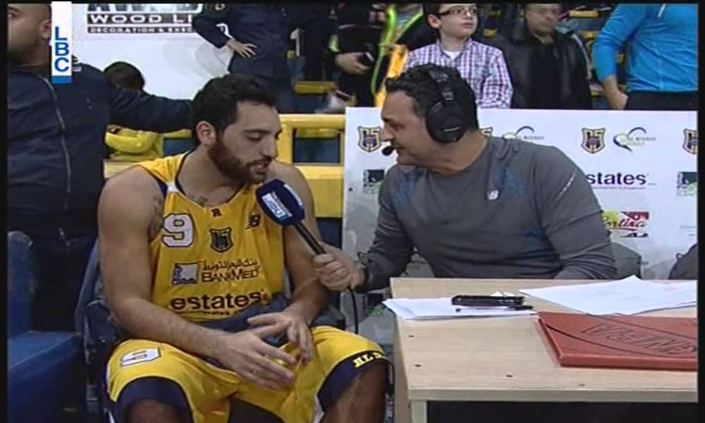 Lebanese Basketball Championship 2014 / 2015 - interviews with Ahmad ...