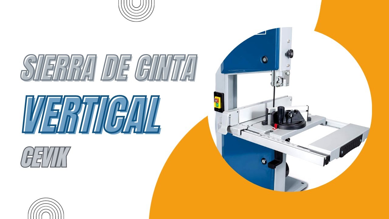🔎¡Descubre la sierra de cinta vertical Cevik! ¡Máxima precisión y ...