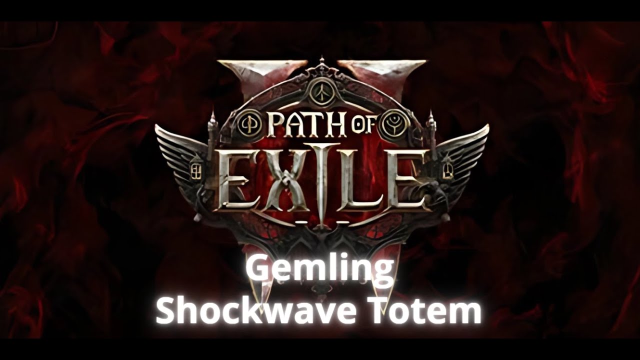 Path of Exile 2 [PoE2] : Shockwave Totem Gemling Build! Gems, tree ...