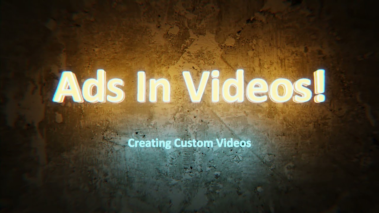 Ads In Videos Neon Sign Promo - YouTube