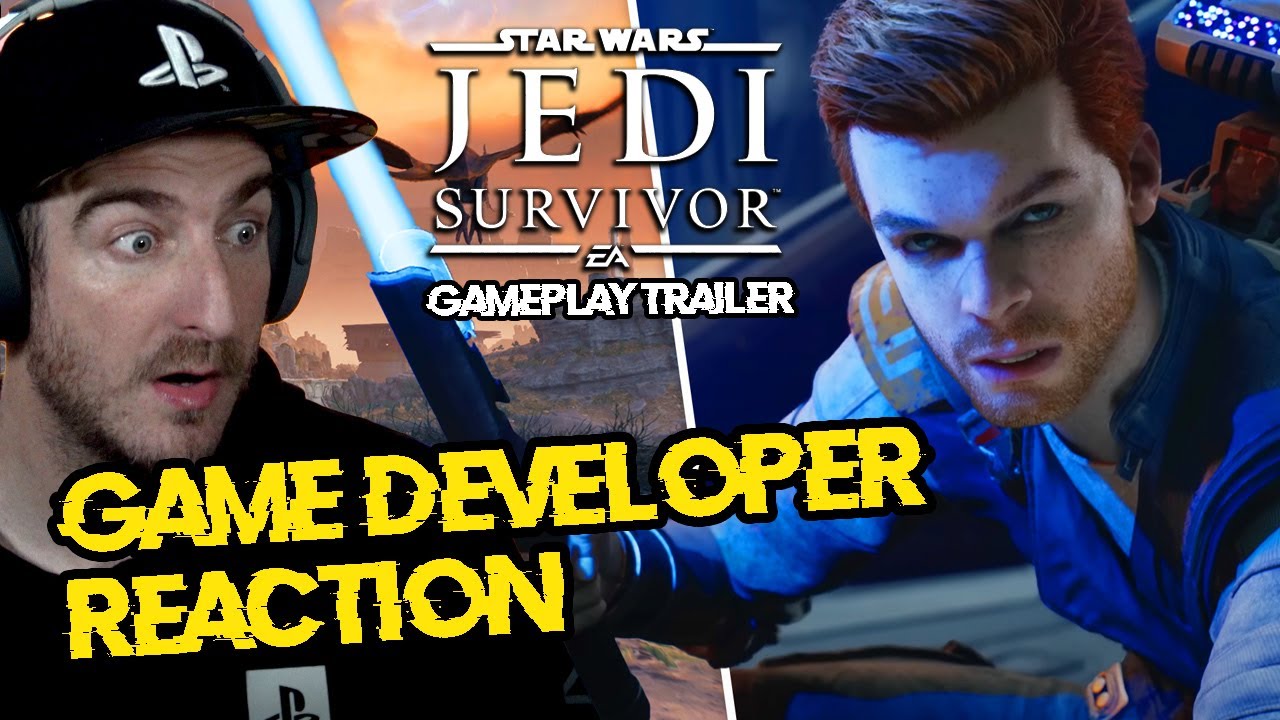 Star Wars Jedi Survivor Final Gameplay Trailer Reaction from Game Dev Animator - YouTube
