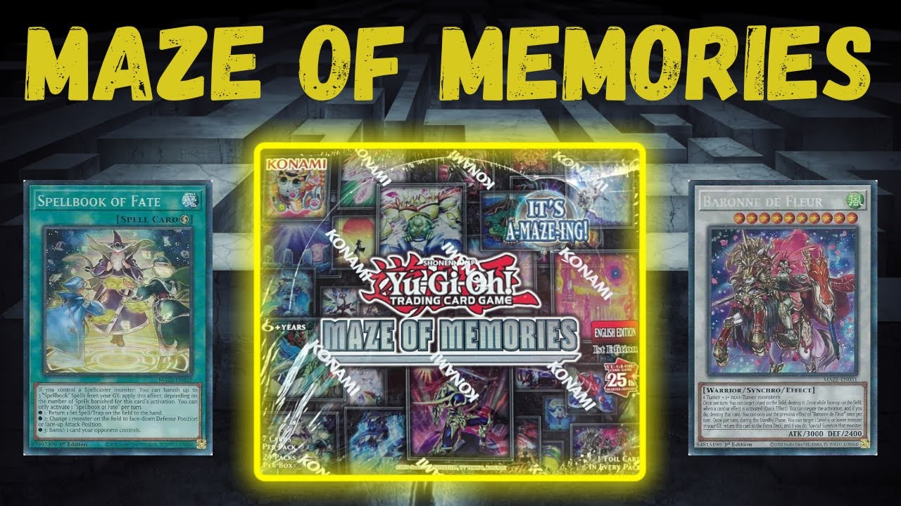 Yu-Gi-Oh! Maze of Memories Booster Box Opening!! Collectors Rare Pulled ...