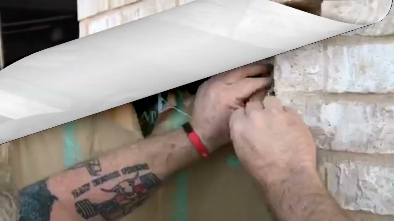Still Trying To Mask Brick & Stone With Tape? - YouTube
