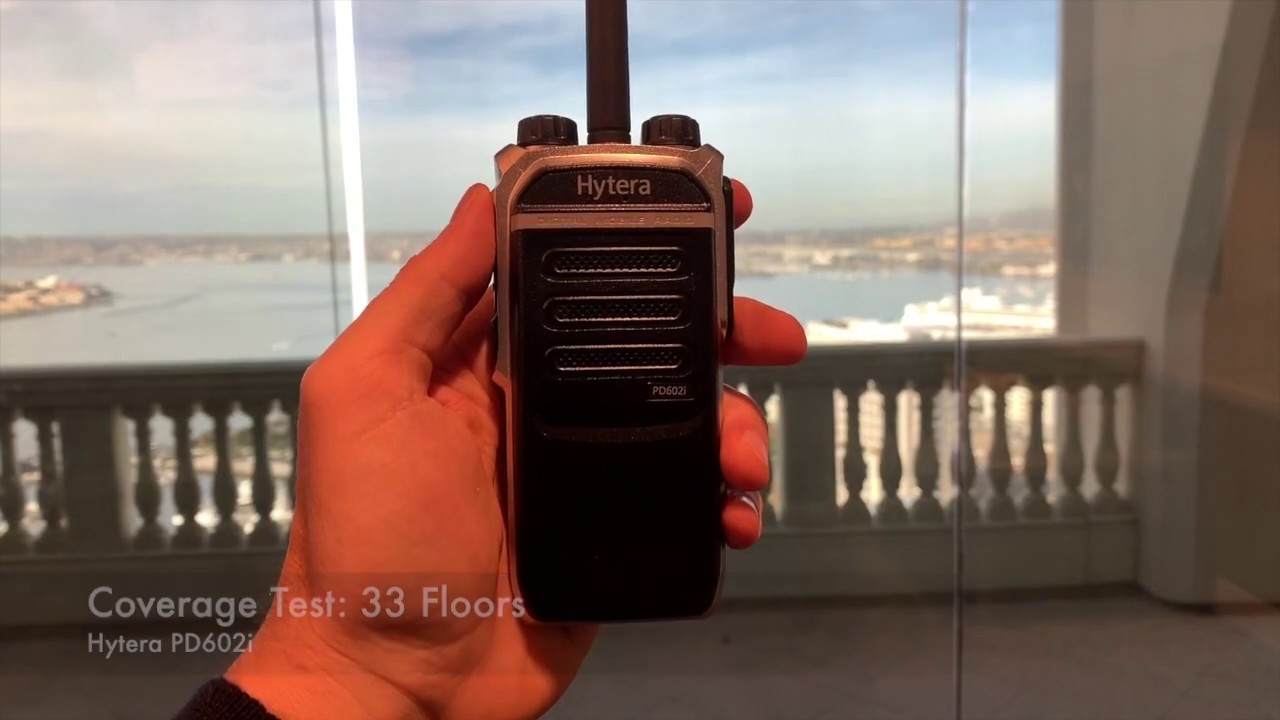 Radio Coverage Test: Hytera PD602i (Inside Building) - YouTube