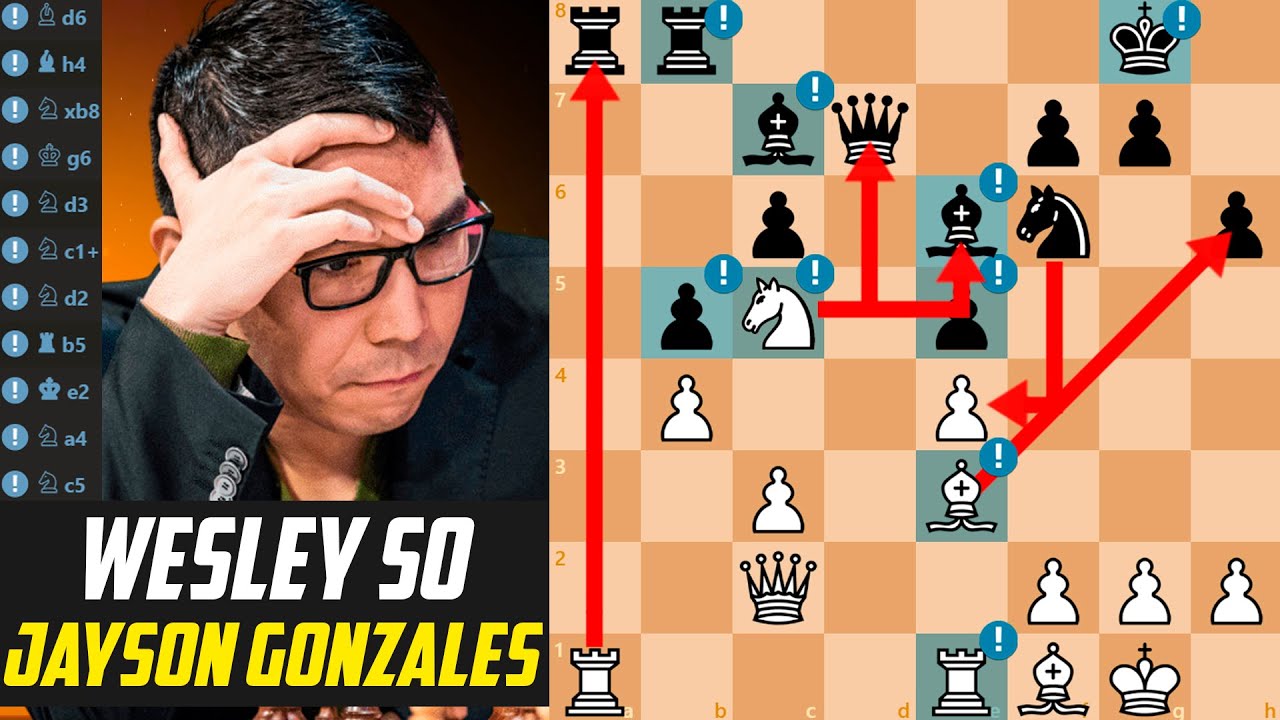 Intense Match: Wesley So vs Jayson Gonzales - 8 Great Moves by Wesley ...