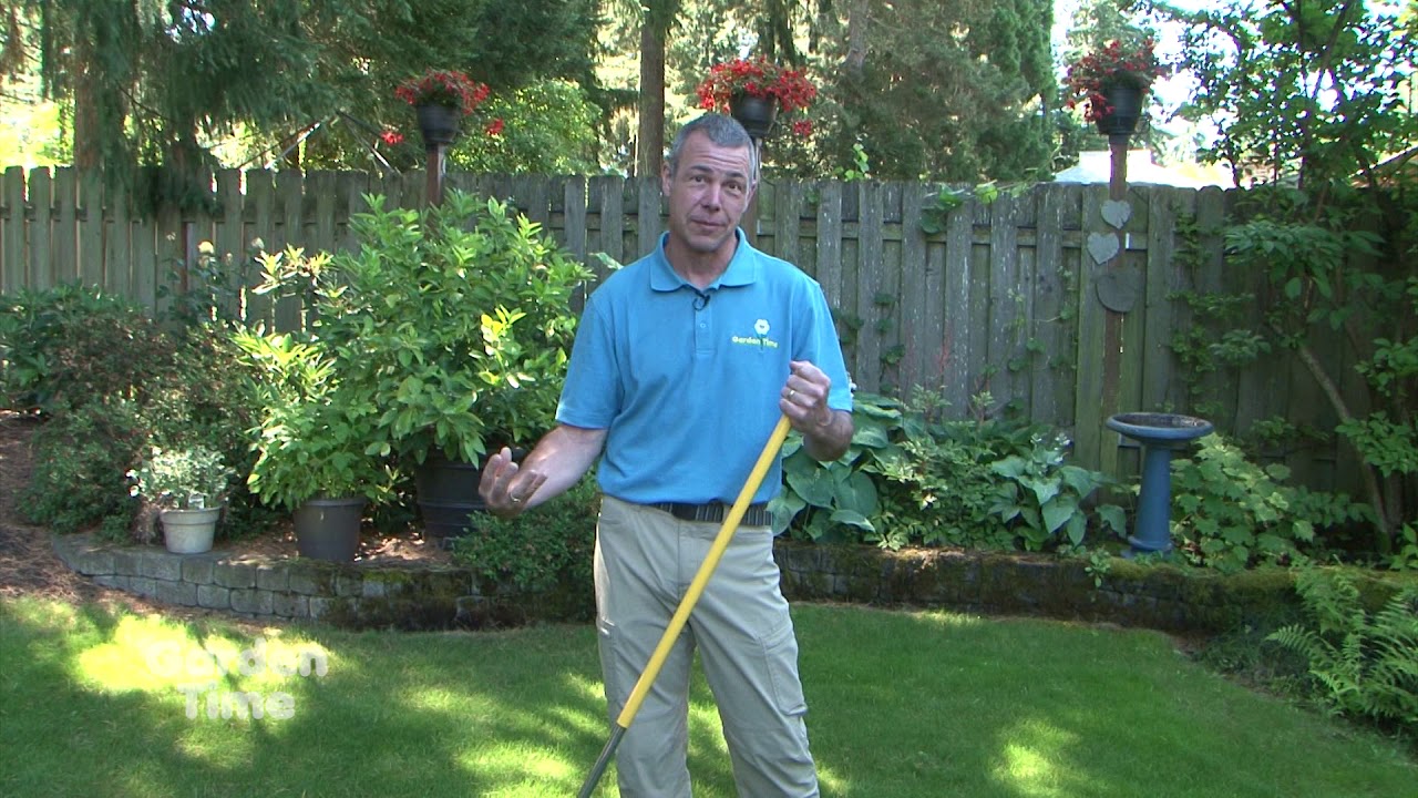 Raking needles - YouTube