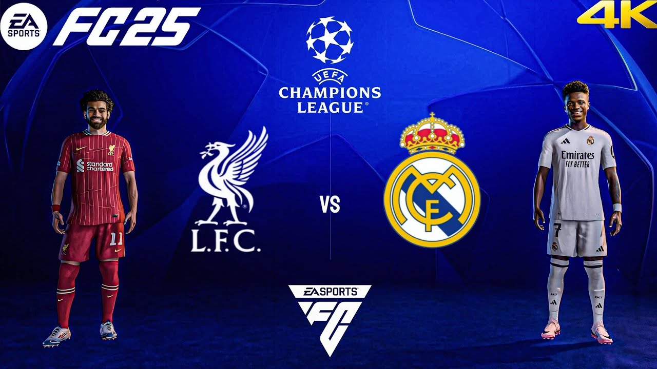 EA FC 25 | Liverpool Vs Real Madrid | UEFA Champions League 2024/25 ...