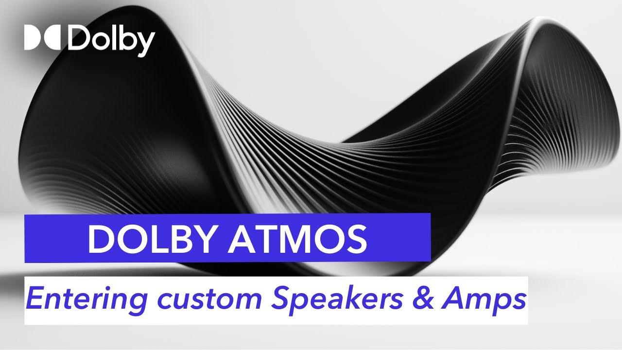 Dolby Atmos Room Design Tool: Entering Custom Speakers + Amps - Walk ...
