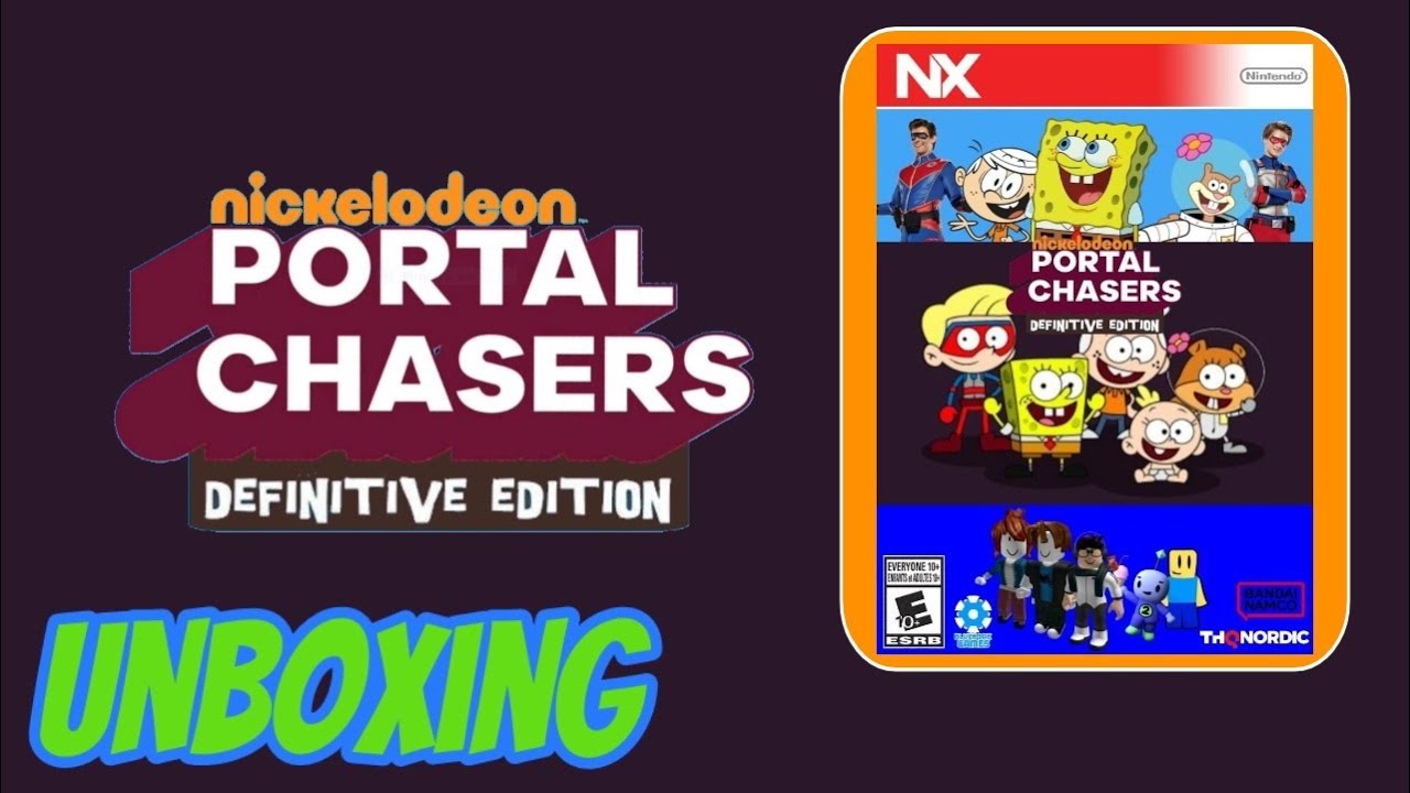 Nickelodeon Portal Chase! Definitive Edition (Nintendo NX) (Unboxing ...