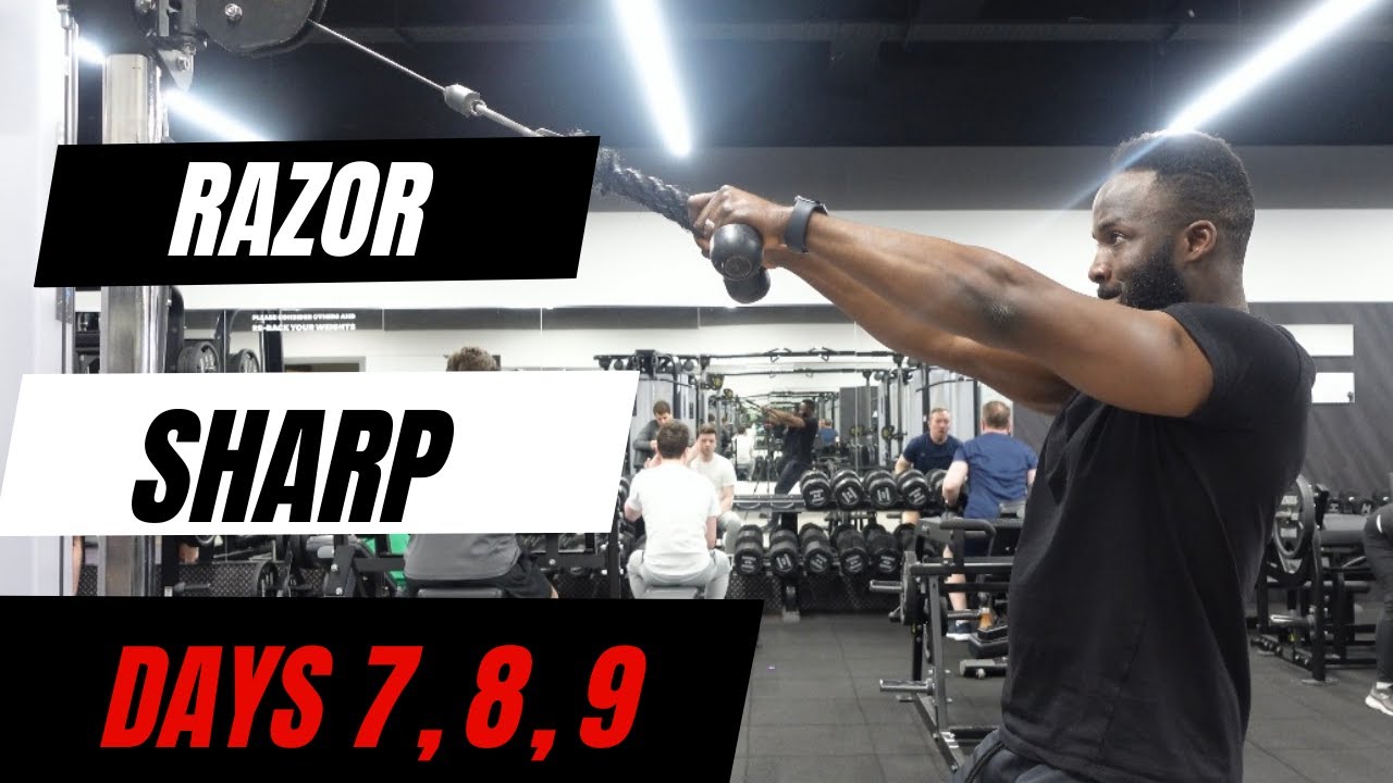 Razor Sharp Days 7, 8, 9 - YouTube