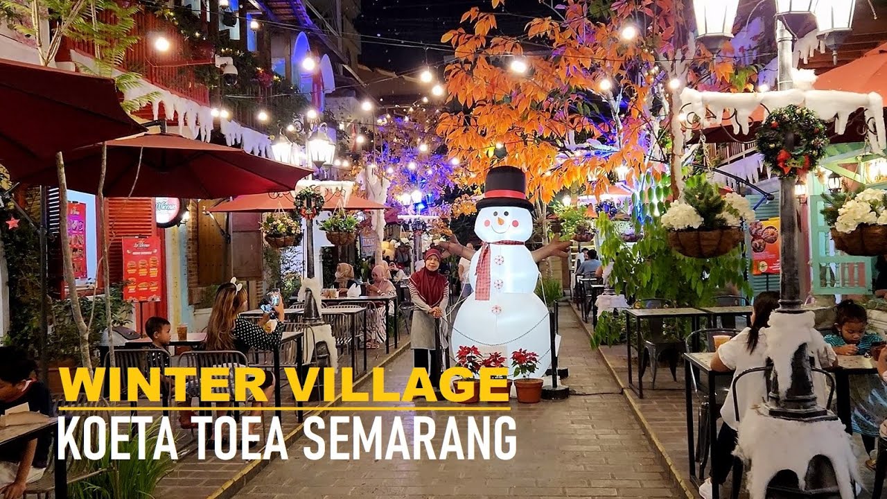 Walking in winter village of Koeta Toea Semarang a new place in ...